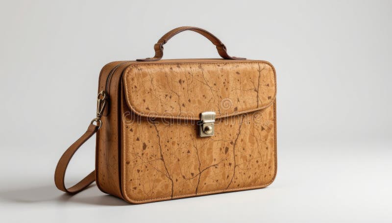A Compact Briefcase for Accountants Made with Organic Cork and Lined ...