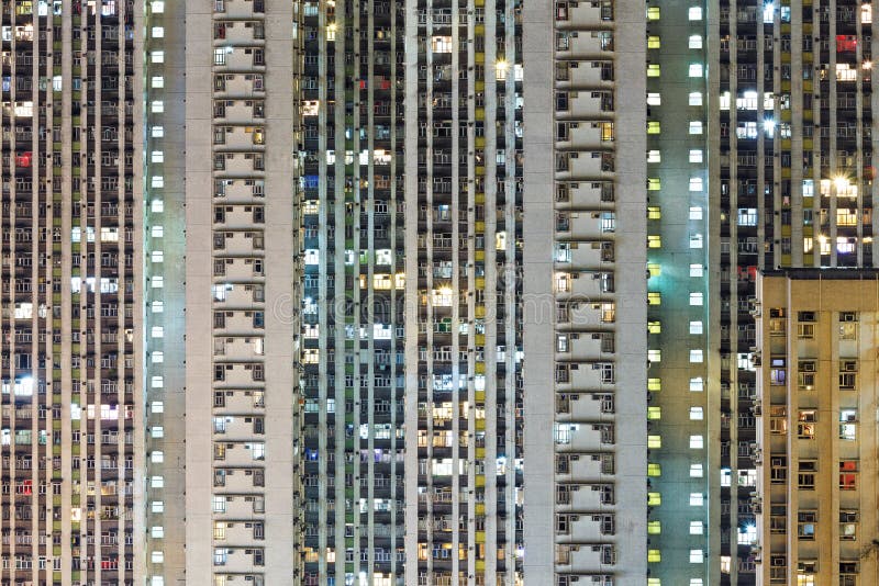 Compact flat in Hong Kong stock image. Image of overcrowded - 36746745