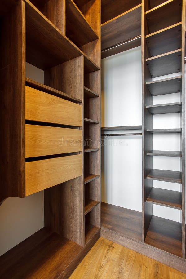 Compact Built-in Wardrobe in the Master Bedroom Stock Image - Image of ...