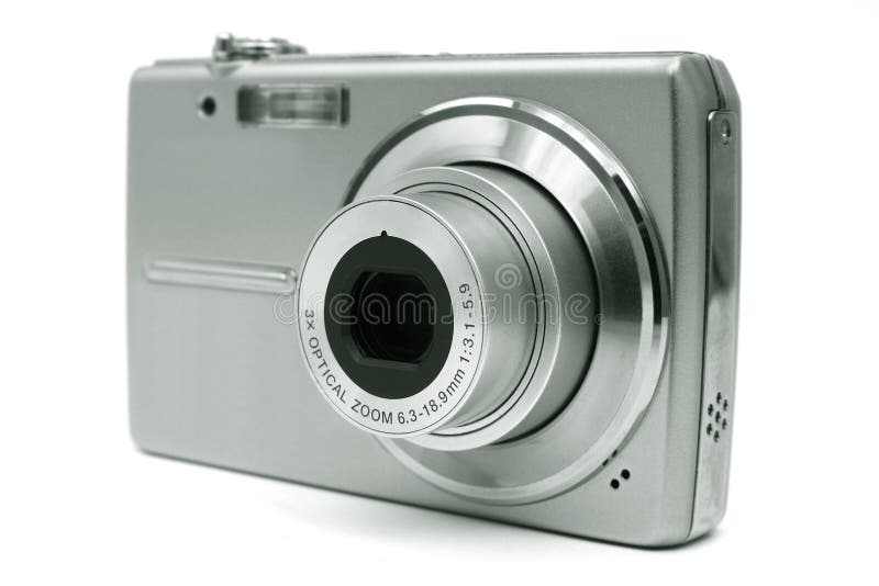Digital camera stock photo. Image of silver, zoom, snap - 2532784