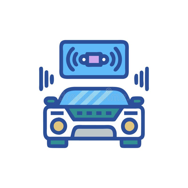 Compact Car Sound System for Efficient Audio Stock Photo - Illustration ...