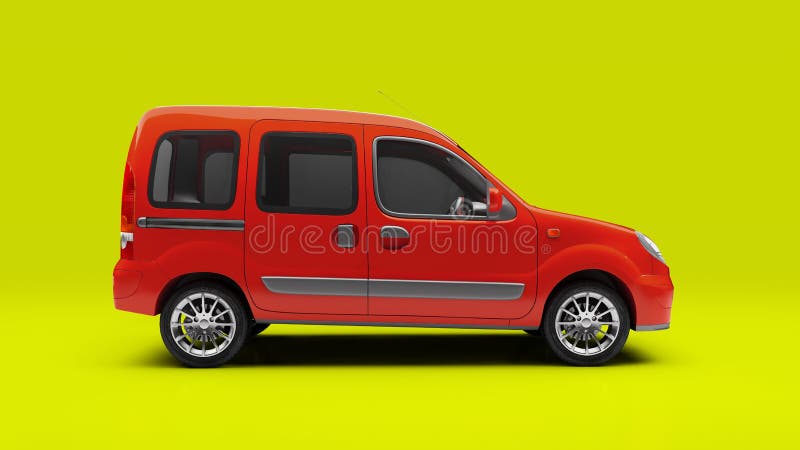 Compact cargo van stock image. Image of automobile, transporter - 58917465