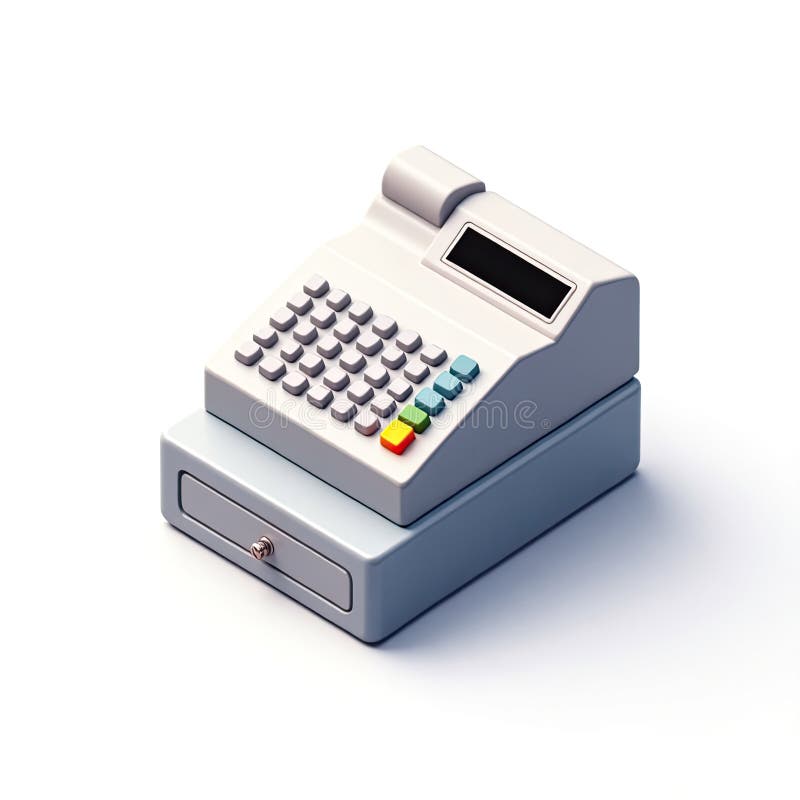Compact Cash Register Machine Stock Illustrations – 14 Compact Cash ...