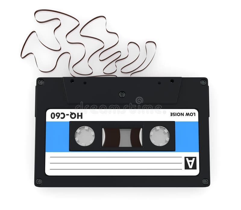 Broken Compact Cassette Tape Stock Illustrations – 13 Broken Compact ...