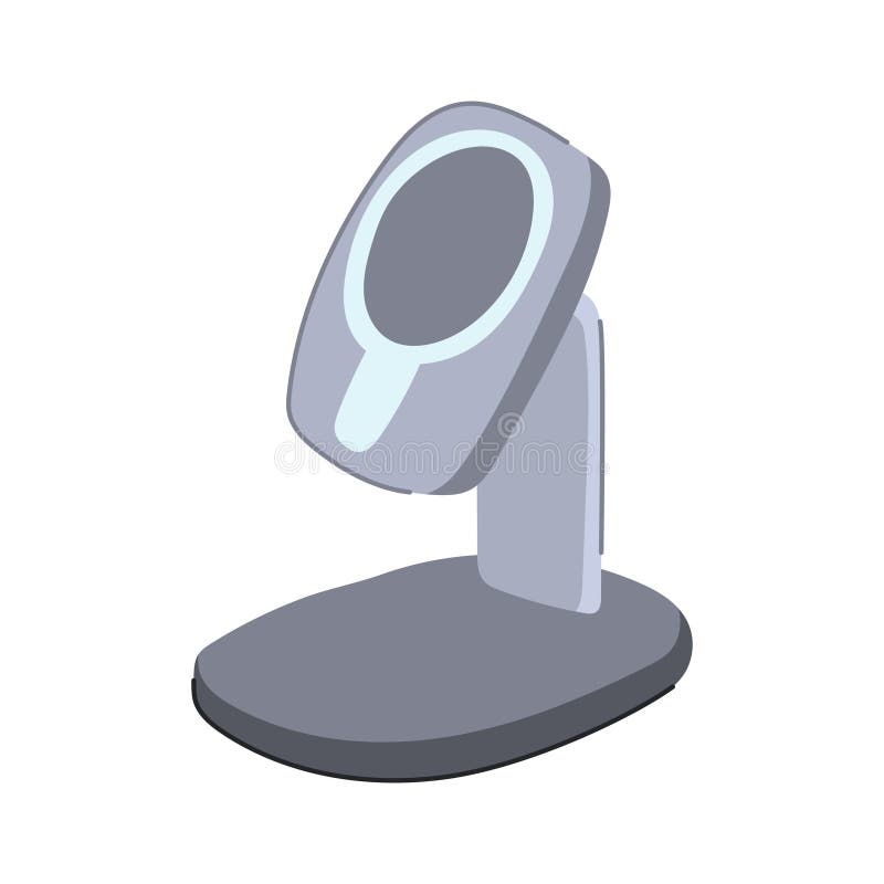 Compact Charging Pad Wireless Cartoon Vector Illustration Stock Vector ...