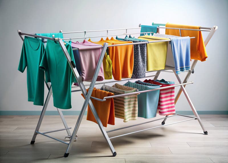 Compact and Convenient Clothes Drying Rack Perfect SpaceSaving Solution ...