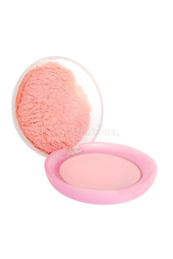 Compact Cosmetic Pink Color Powder Picture. Image: 18914255