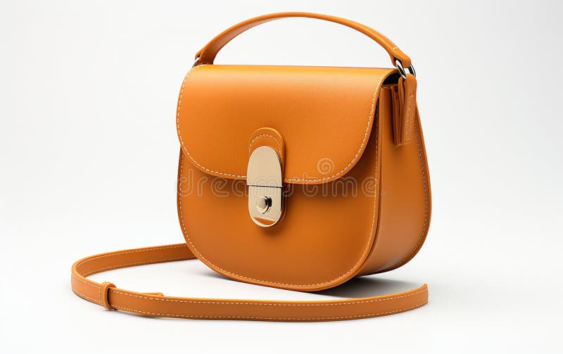 Compact Crossbody Bag without a Common Background Stock Illustration ...