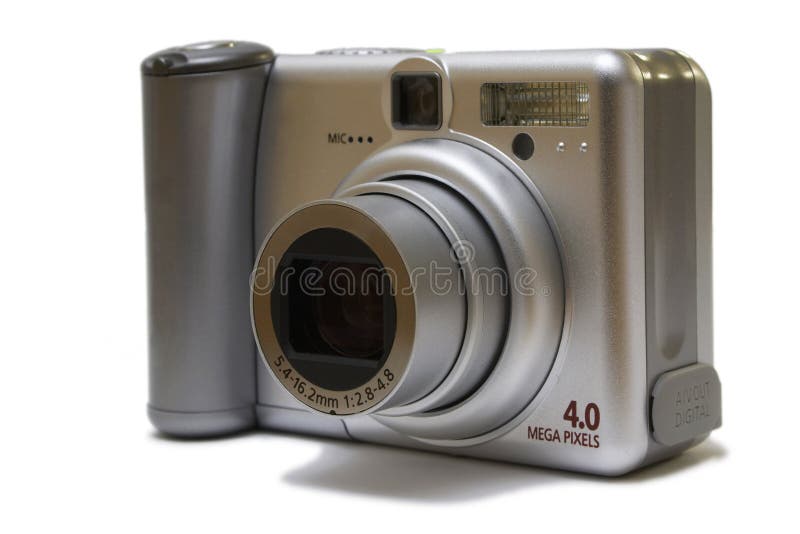 Digital Video Camera (Front-Side View) Stock Image - Image of capture ...