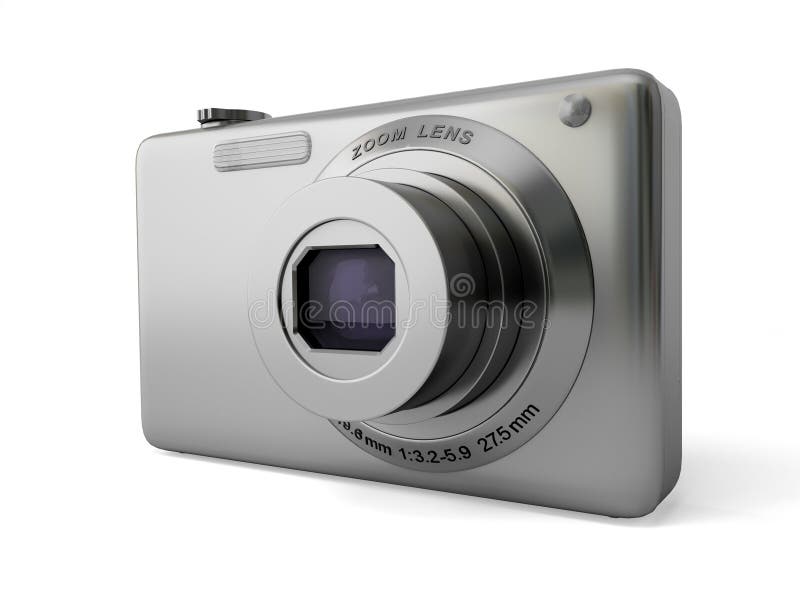 Compact digital camera stock vector. Illustration of photograph - 21829513