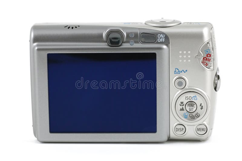 Compact Digital Camera, Empty Display Stock Image - Image of cameras ...