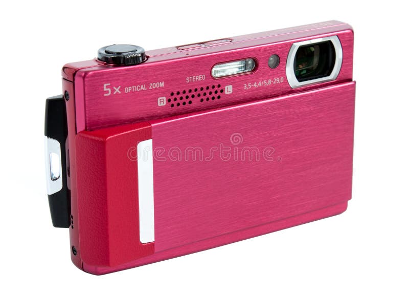 Digital compact camera stock image. Image of small, view - 43084239