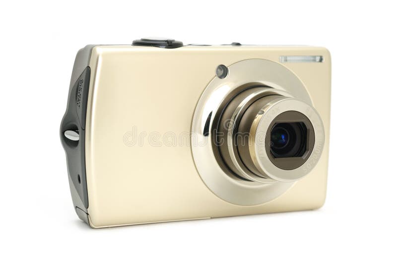 Compact digital camera stock image. Image of close, record - 13311723
