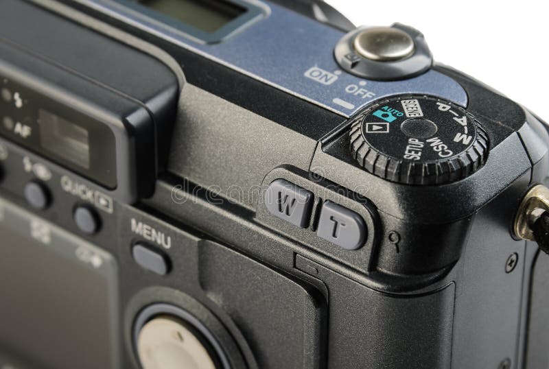 Compact Digital Camera Control Panel Stock Photo - Image of digital ...