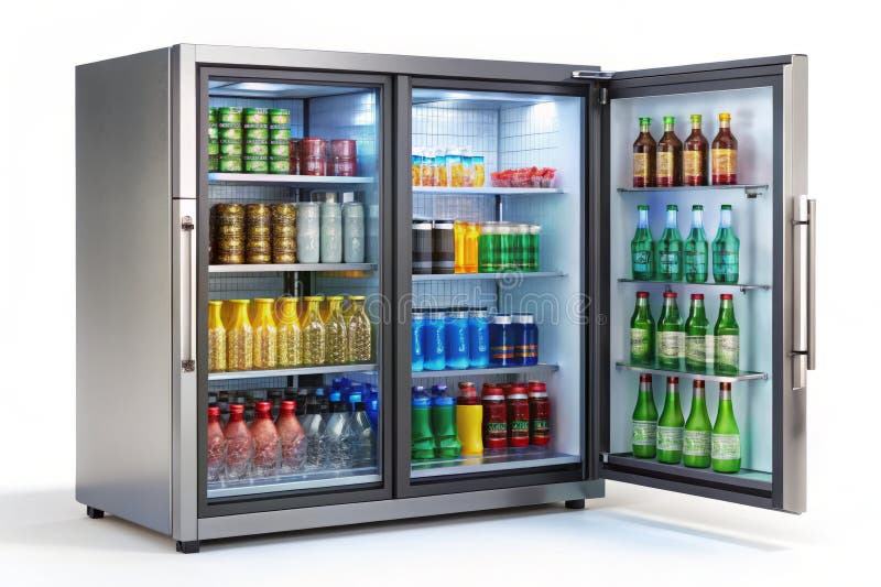 Compact Digital Display Mini Fridge: an Aerial Perspective of a Cooler ...