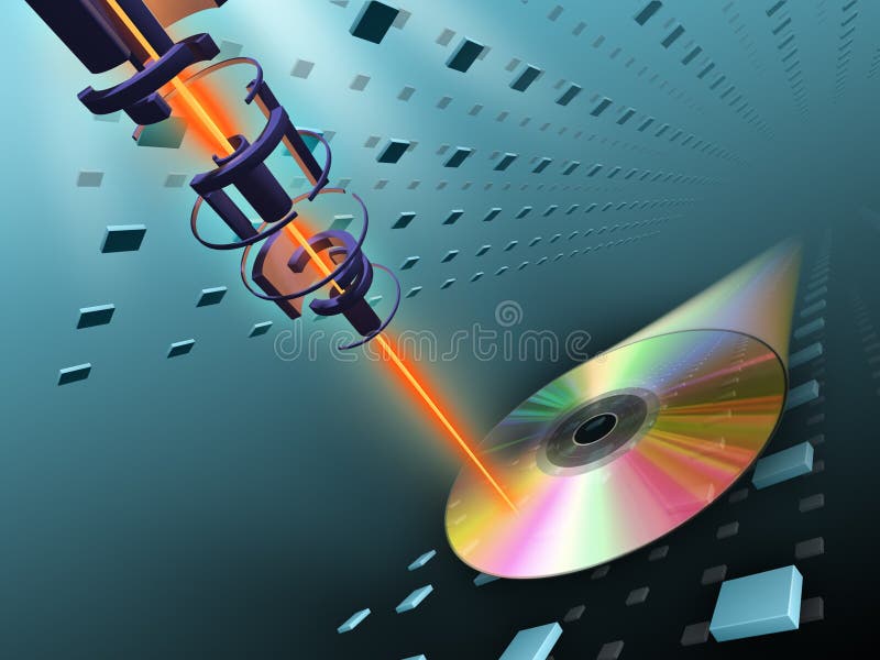 Laser Disc stock illustration. Illustration of light - 15779075