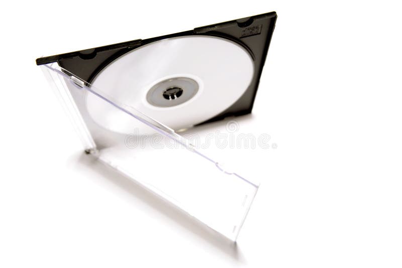 Compact disc in case stock image. Image of digital, computer - 5293001