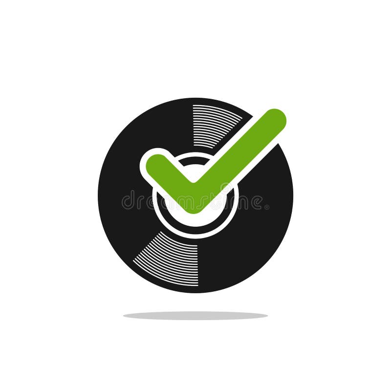 Compact Disc Logo Template Illustration Design. Vector EPS 10 Stock ...