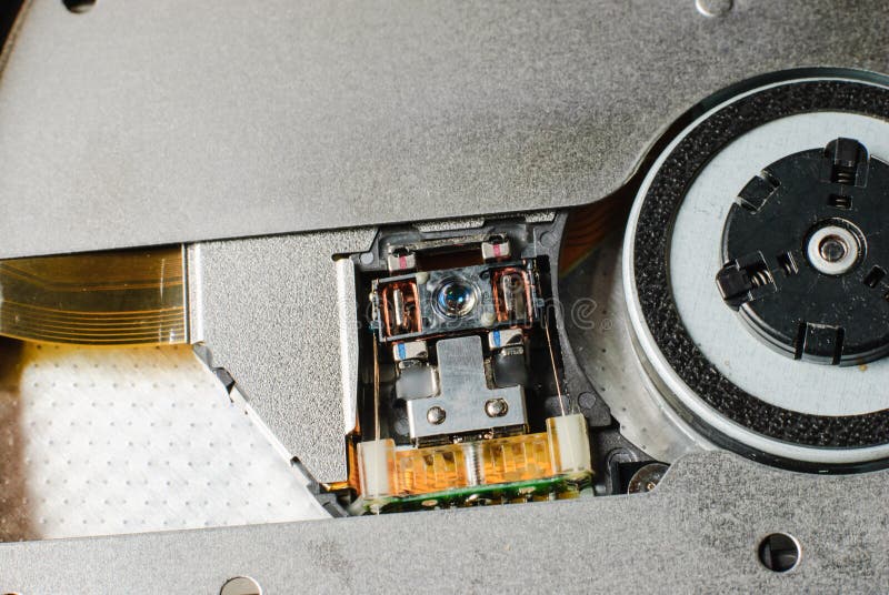 Compact disc drive stock image. Image of closeup, disk - 53179441