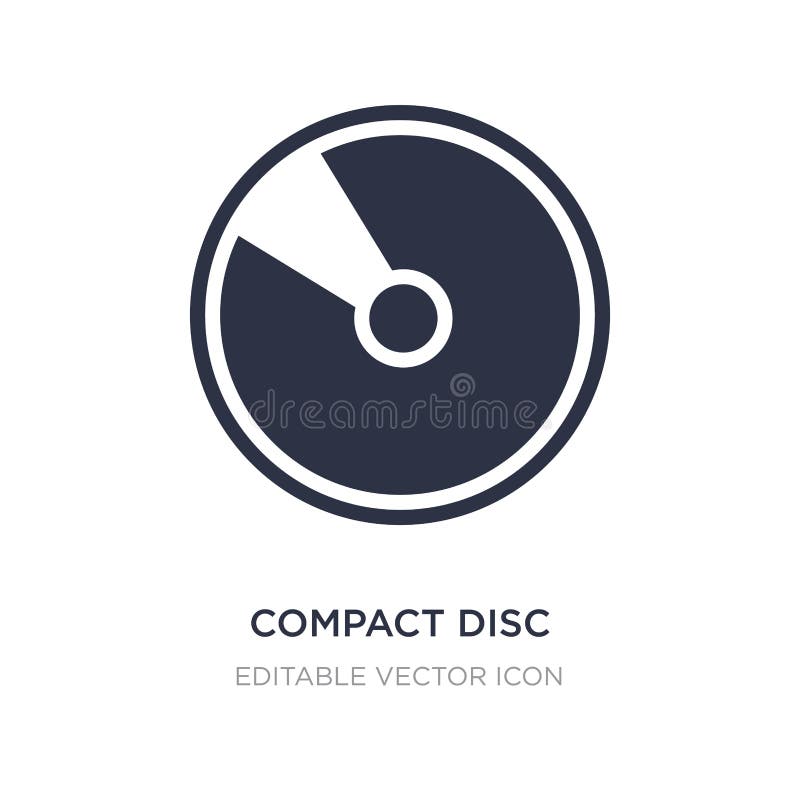 Broken Disc Icon on White Background. Simple Element Illustration from ...