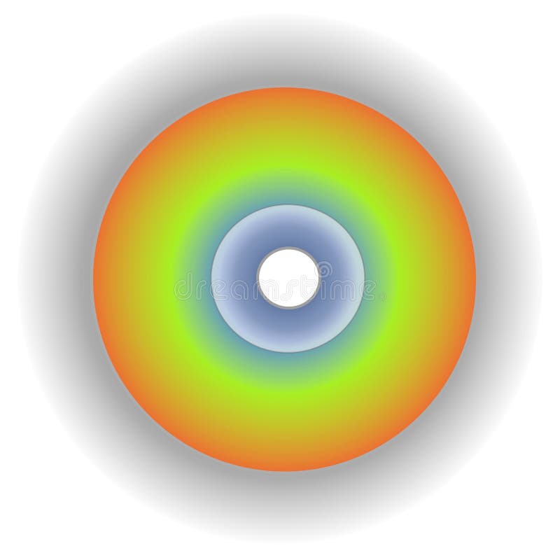 Compact Disc Glowing Clip Art Stock Photo - Image of colored, compact ...