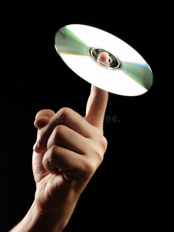 Compact disc hand. stock photo. Image of file, detail - 20719488
