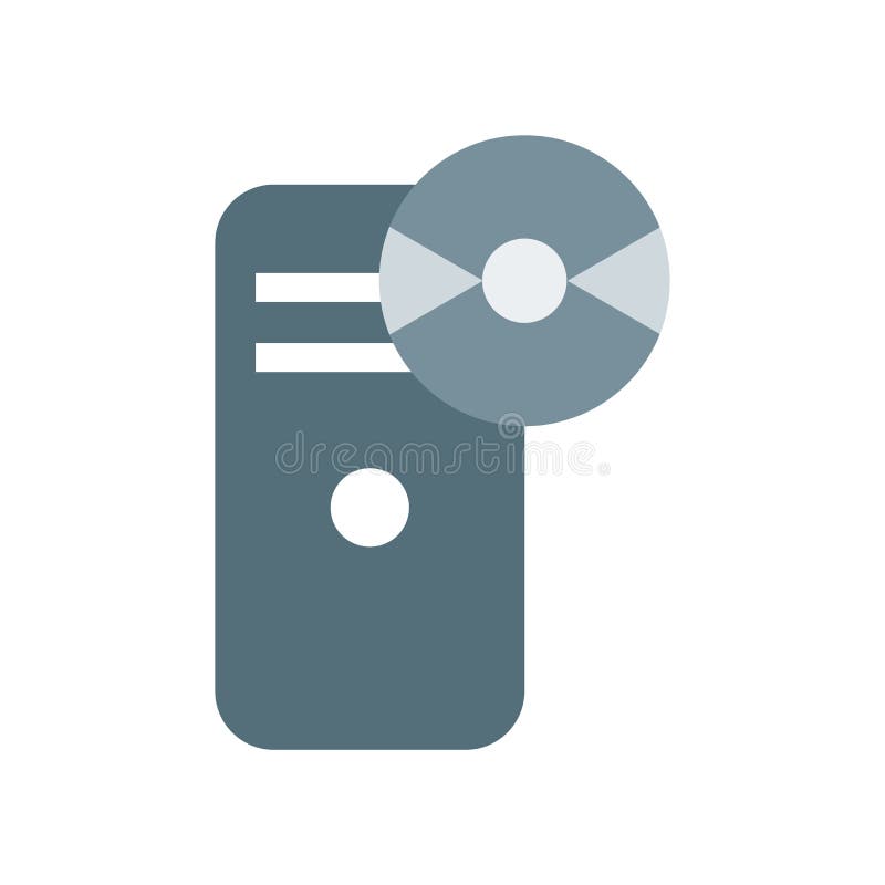 Compact Disc Icon Vector Sign and Symbol Isolated on White Background ...