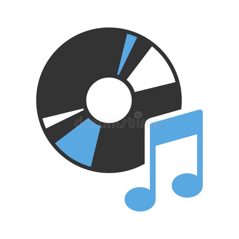 Compact Disc Icon Vector on Trendy Design Stock Vector - Illustration ...