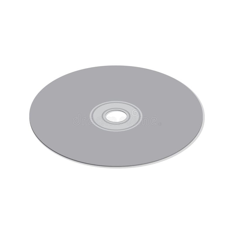 Compact Disc in 3d Isometric, Vector Illustration. Stock Vector ...