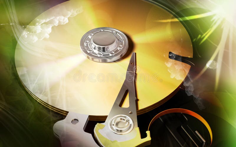 Compact disc reader stock illustration. Illustration of imagination ...