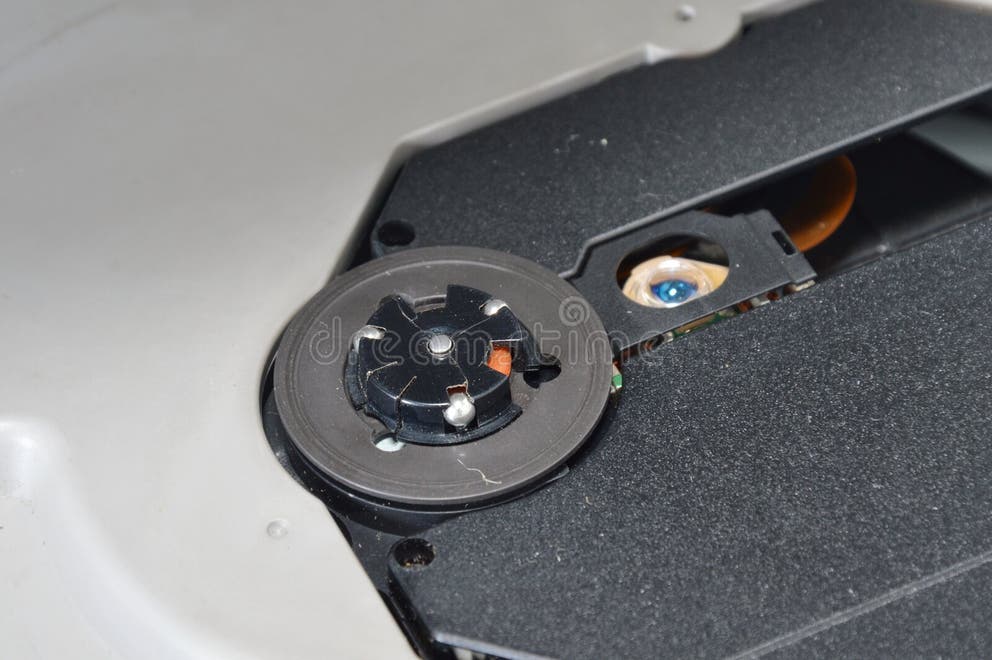 Compact Disc Reader and Lens Stock Image - Image of frame, industry ...