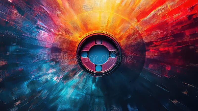 Compact Disc Seen from Above - High-Resolution Top View Image Ideal for ...