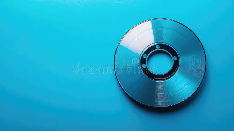 Compact Disc Seen from Above - High-Resolution Top View Image Ideal for ...