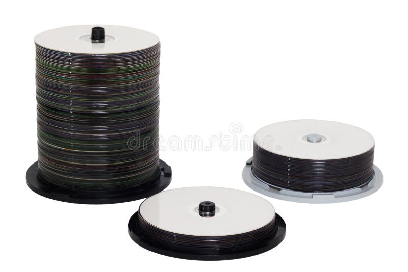 Compact disc stack stock photo. Image of closeup, information - 14143314
