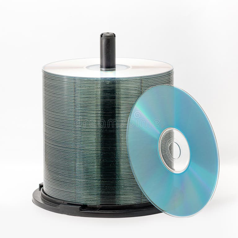 Compact Disc Stack Bulk, Blank Recordable CD Discs in Sleeve Stock ...