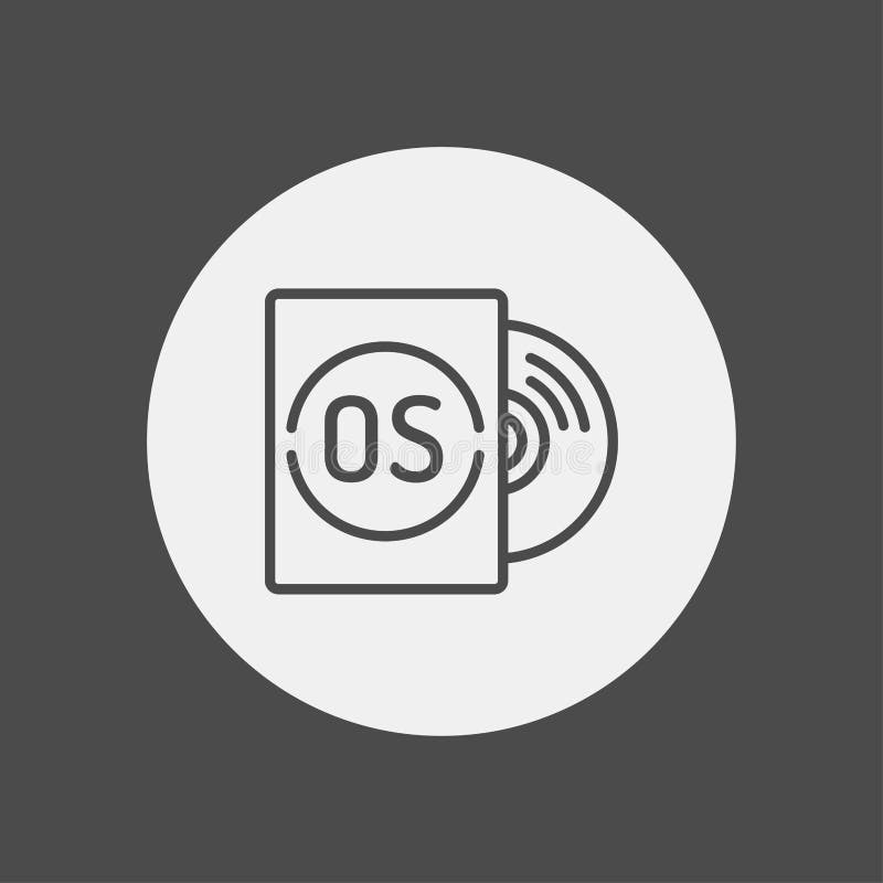 Compact Disc Vector Icon Sign Symbol Stock Vector - Illustration of ...