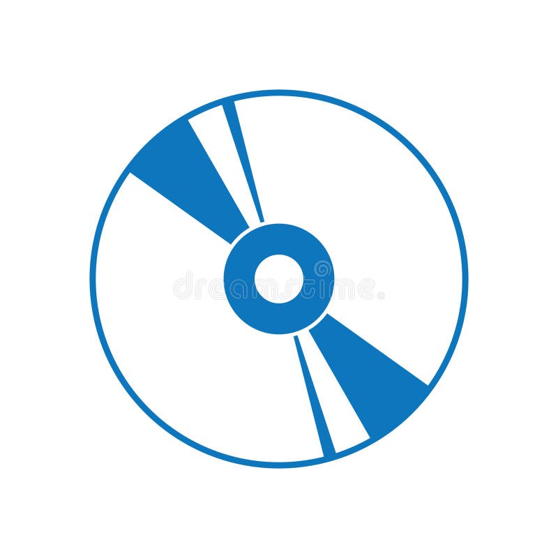 Compact Disc. Vector Illustration Decorative Background Design Stock ...