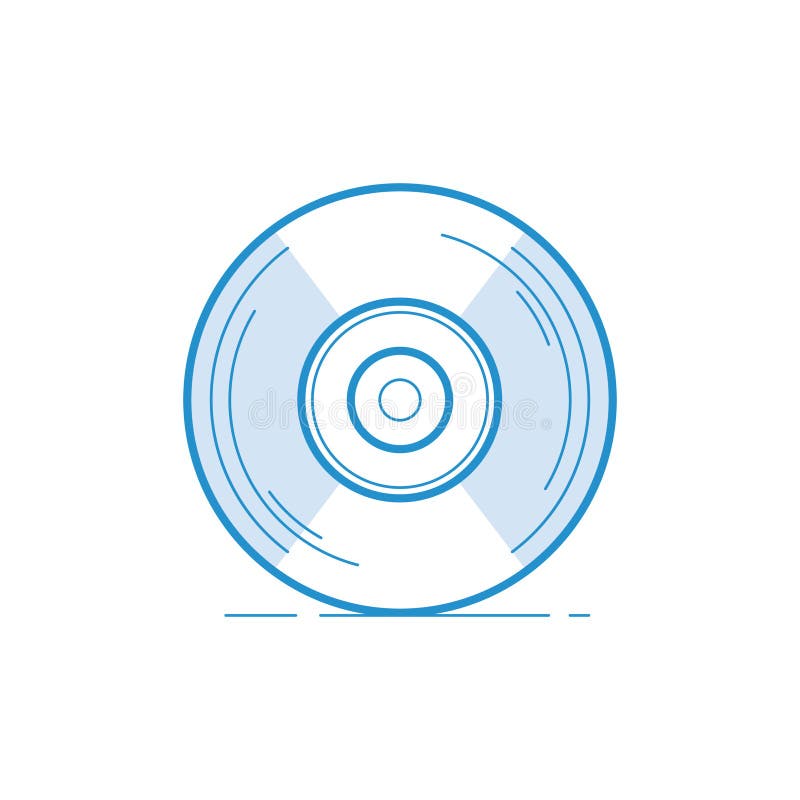 Compact Disc. Vector Illustration Decorative Background Design Stock ...