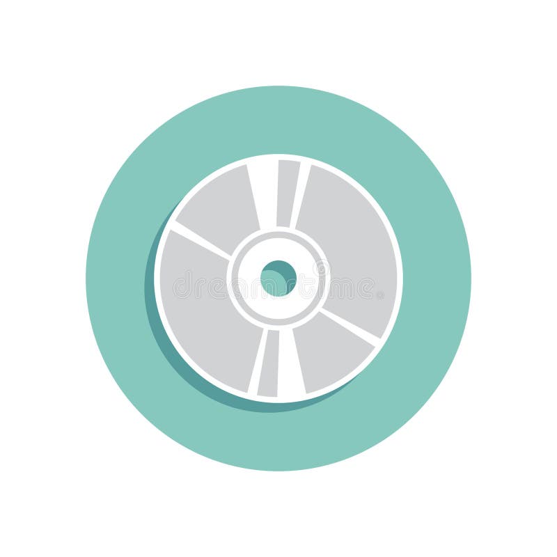 Compact Disc. Vector Illustration Decorative Design Stock Vector ...