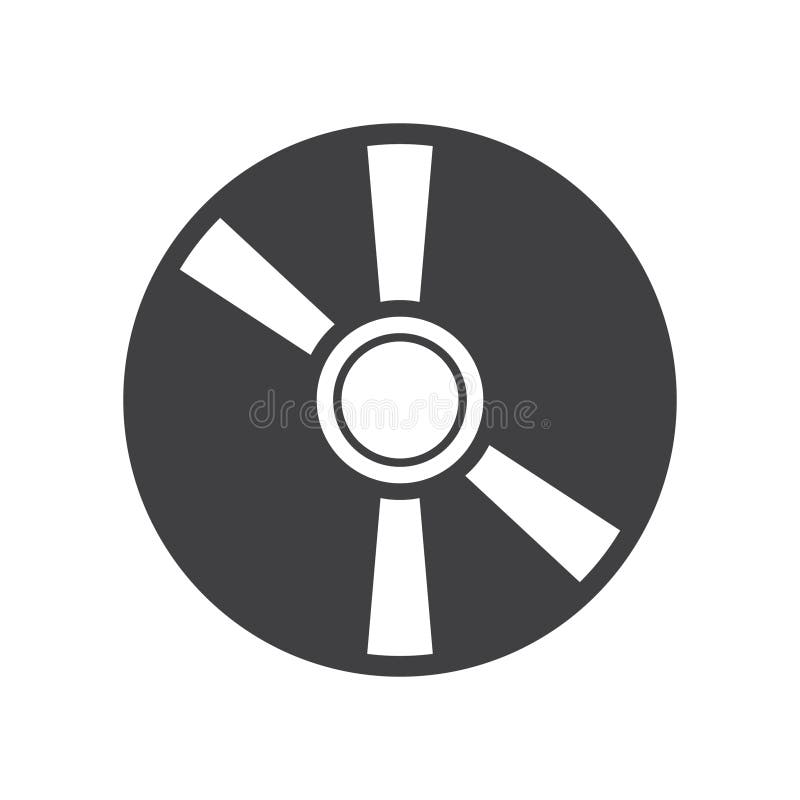 Compact Disc. Vector Illustration Decorative Design Stock Vector ...