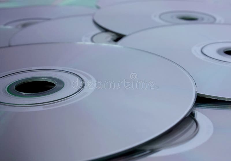 Compact discs stock image. Image of technology, colorful - 12311949