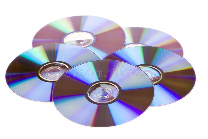 Compact Discs stock image. Image of white, colored, studio - 14818189