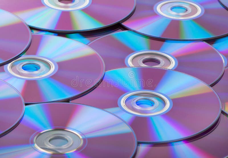 Compact Discs CDs Background Stock Image - Image of multimedia, audio ...