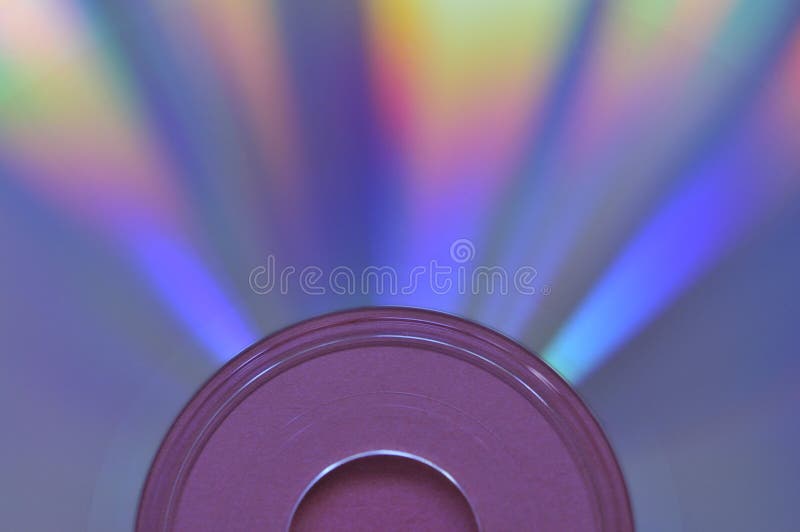 Rainbow on CD stock image. Image of rainbow, colors, circle - 42241
