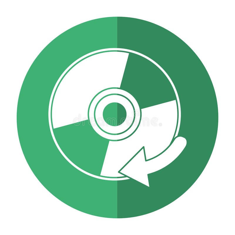 Compact Disk Digital Game Shadow Stock Vector - Illustration of disc ...