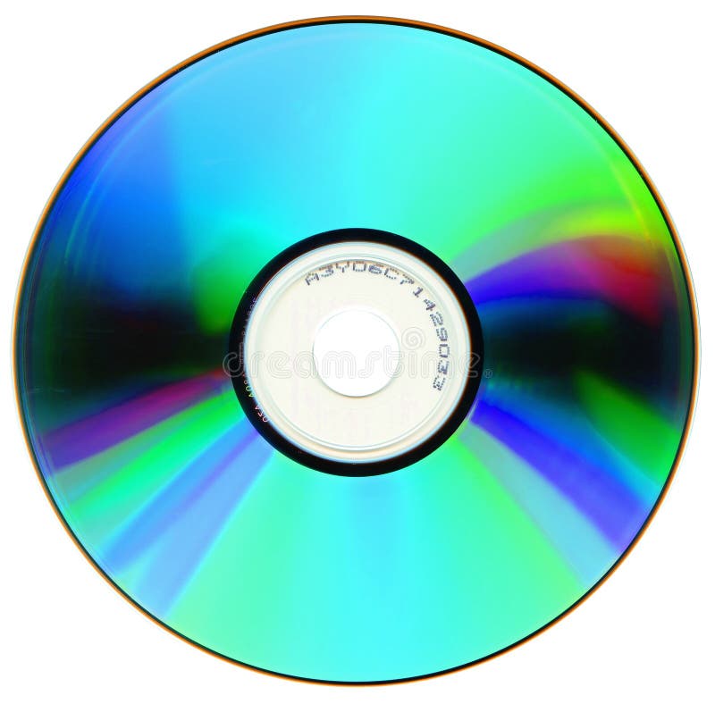 Compact Disk Isolated on White Stock Photo - Image of computer, disk ...