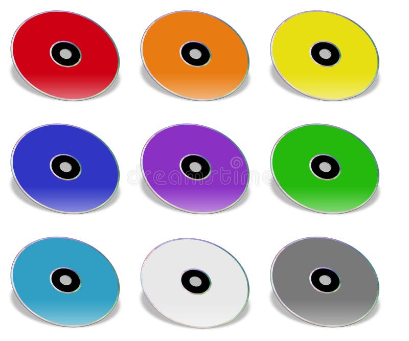 Compact disks stock illustration. Illustration of white - 19023634 Compact disks stock illustration. Illustration of white - 19023634