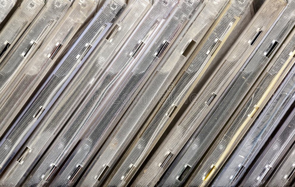 Compact Disks Holders Patterns and Textures Stock Image - Image of case ...