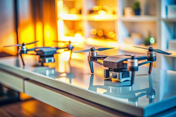 Compact Drones Showcase at Minsk Electronics Store 2022 Display of ...