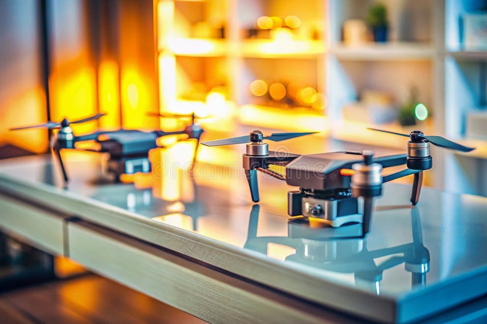 Compact Drones Showcase at Minsk Electronics Store 2022 Display of ...